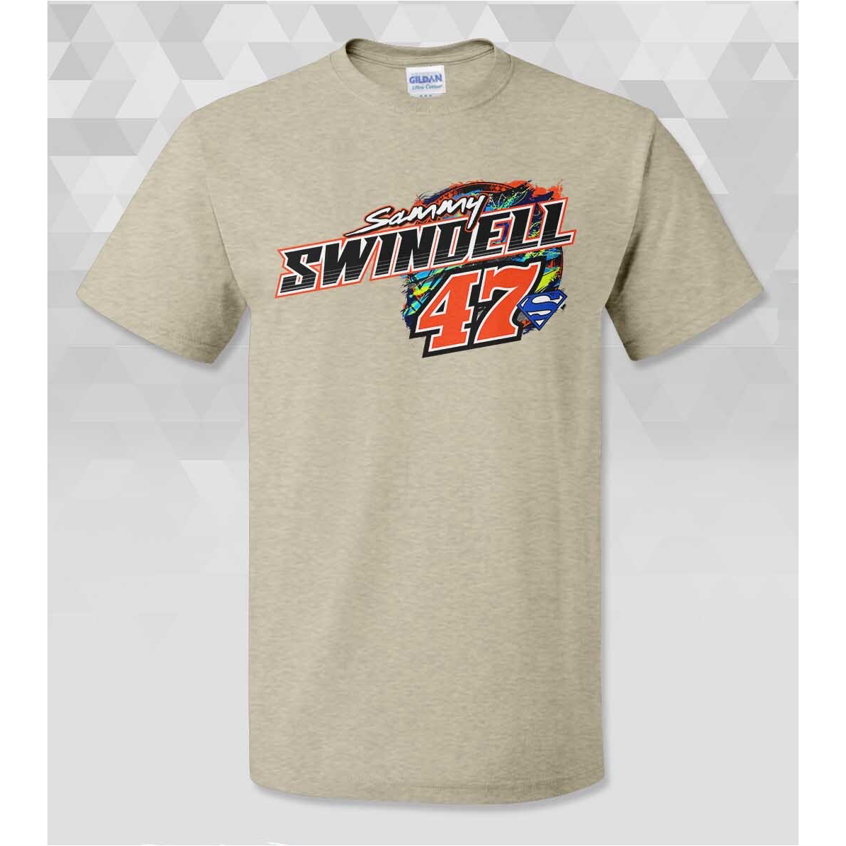 Sammy Swindell #47 2024 Sand T-Shirt | Sammy Swindell Racing