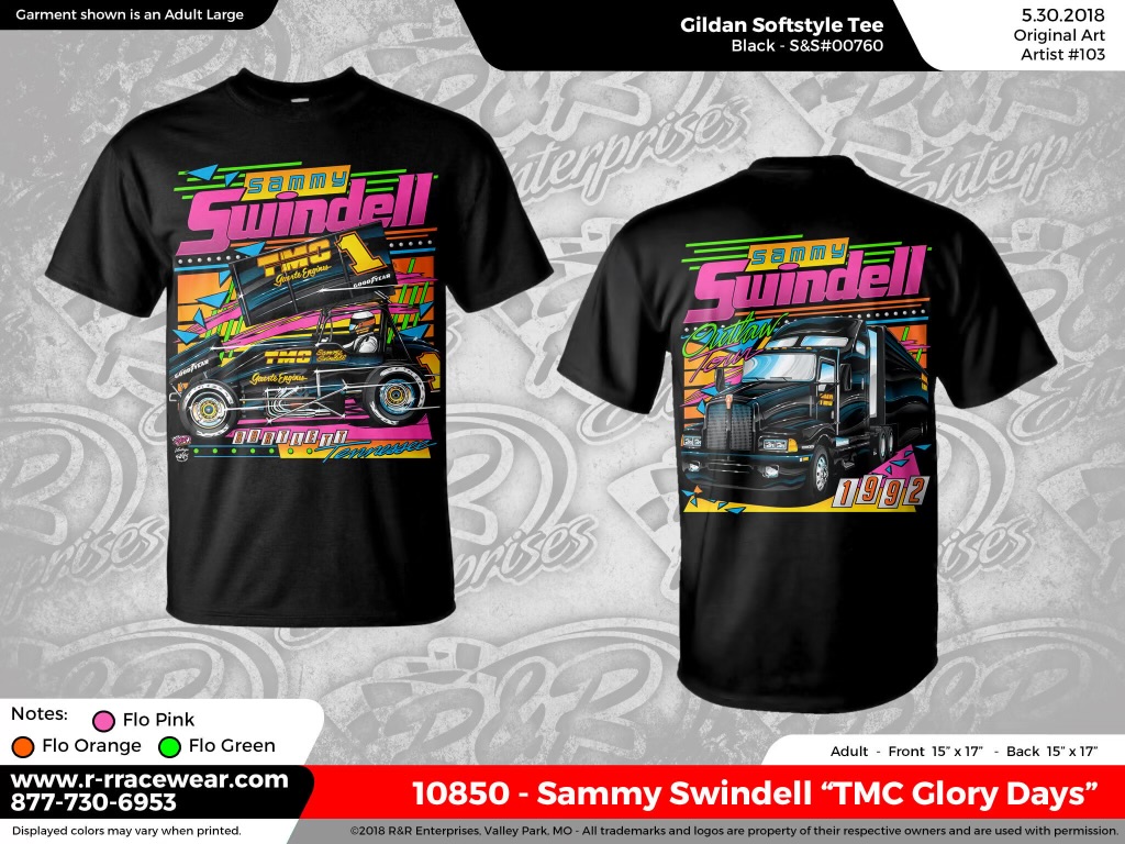 Sammy Swndell Glory Days Shirt Black | Sammy Swindell Racing