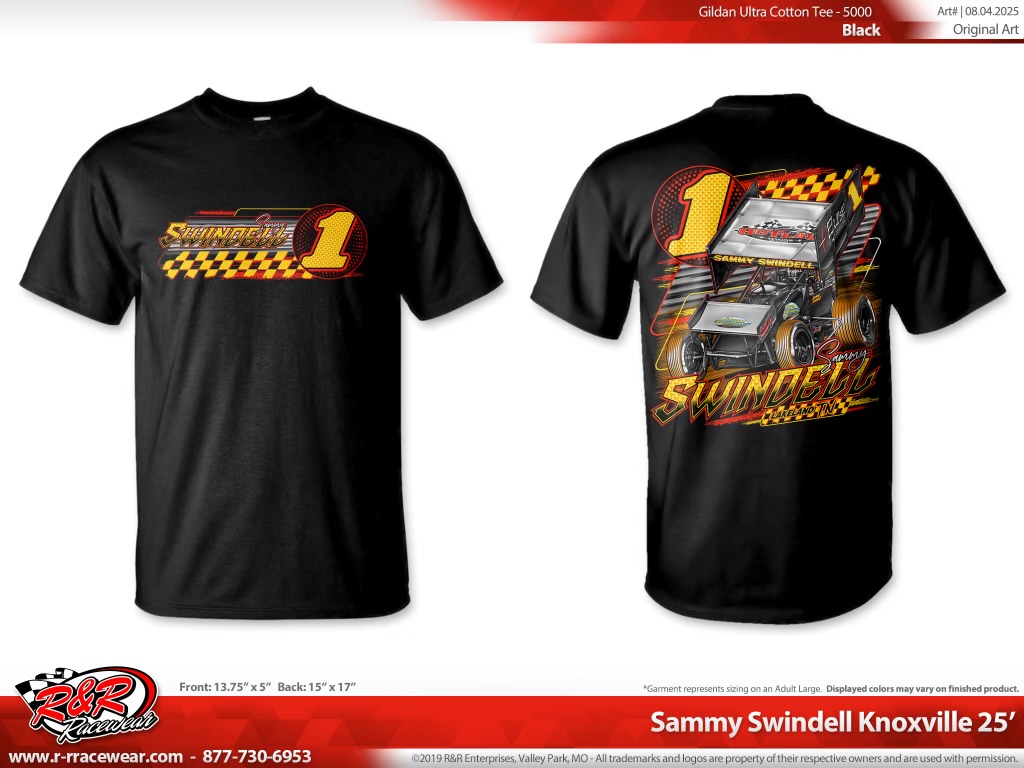 Sammy Swindell Knoxville 2025 Black | Sammy Swindell Racing